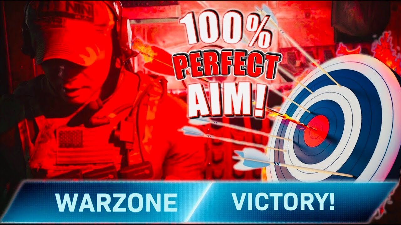 HOW TO HAVE PERFECT AIM In WARZONE! 100% ACCURACY (Modern Warfare ...