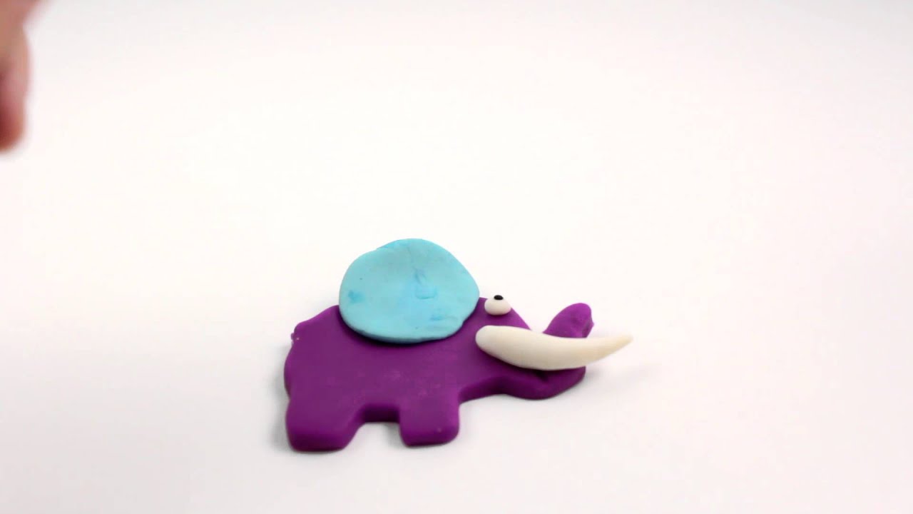 Play Doh Kids Fun Activities: How to make an Elephant - YouTube