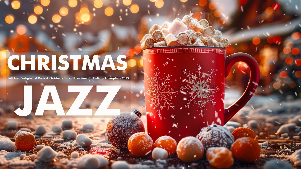 Christmas Jazz 🎄🎅 Soft Jazz Background Music & Christmas Bossa Nova ...