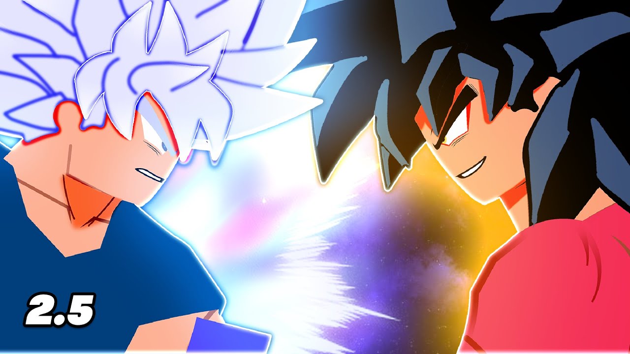 The DRACONIC WARRIOR / GT Goku (SSJ4) VS Goku (MUI) | Dragonball Hyper ...
