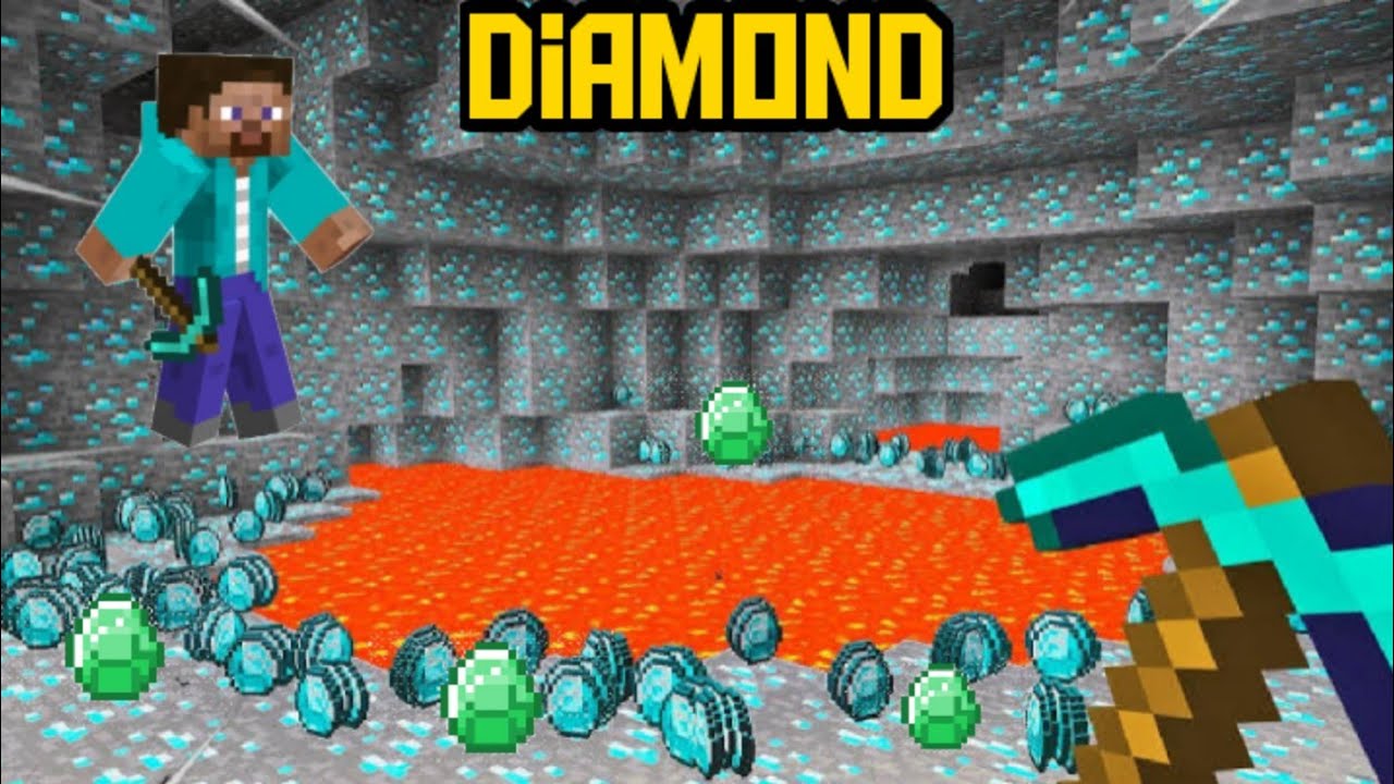I am so lucky I found diamond mine || Minecraft || LG gaming - YouTube