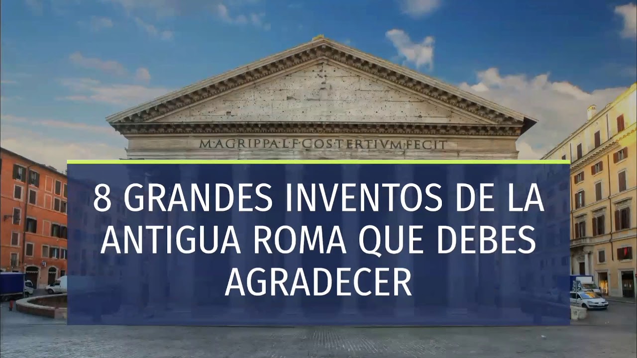 8 inventos romanos - YouTube