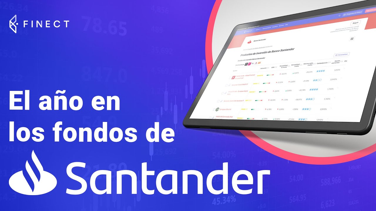 Así han ido los FONDOS DE INVERSIÓN de BANCO SANTANDER en 2022 📊 Finect ...