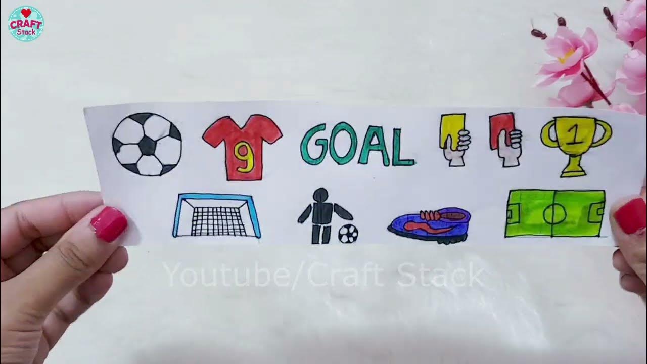 5 Awesome Football Crafts | Fifa World Cup Crafts ⚽ | @CraftStack - YouTube