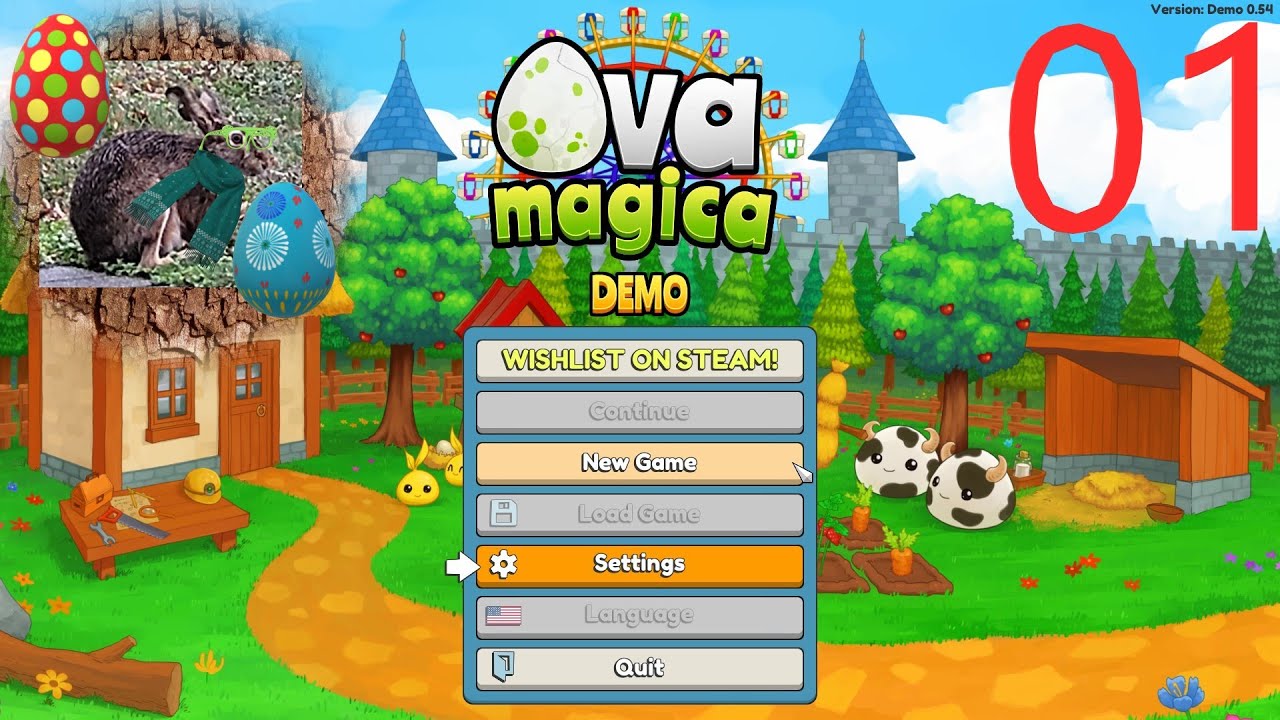 Ova Magica Demo 🥚🌈 01 - Ankunft in Clover Town 🚂😎 - YouTube