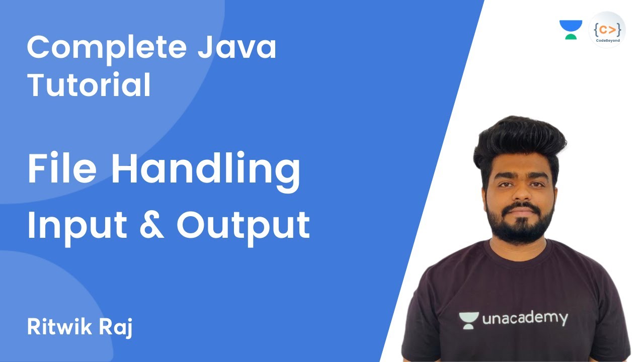 L20 File Handling Input And Output Java Complete Java Tutorial 4065