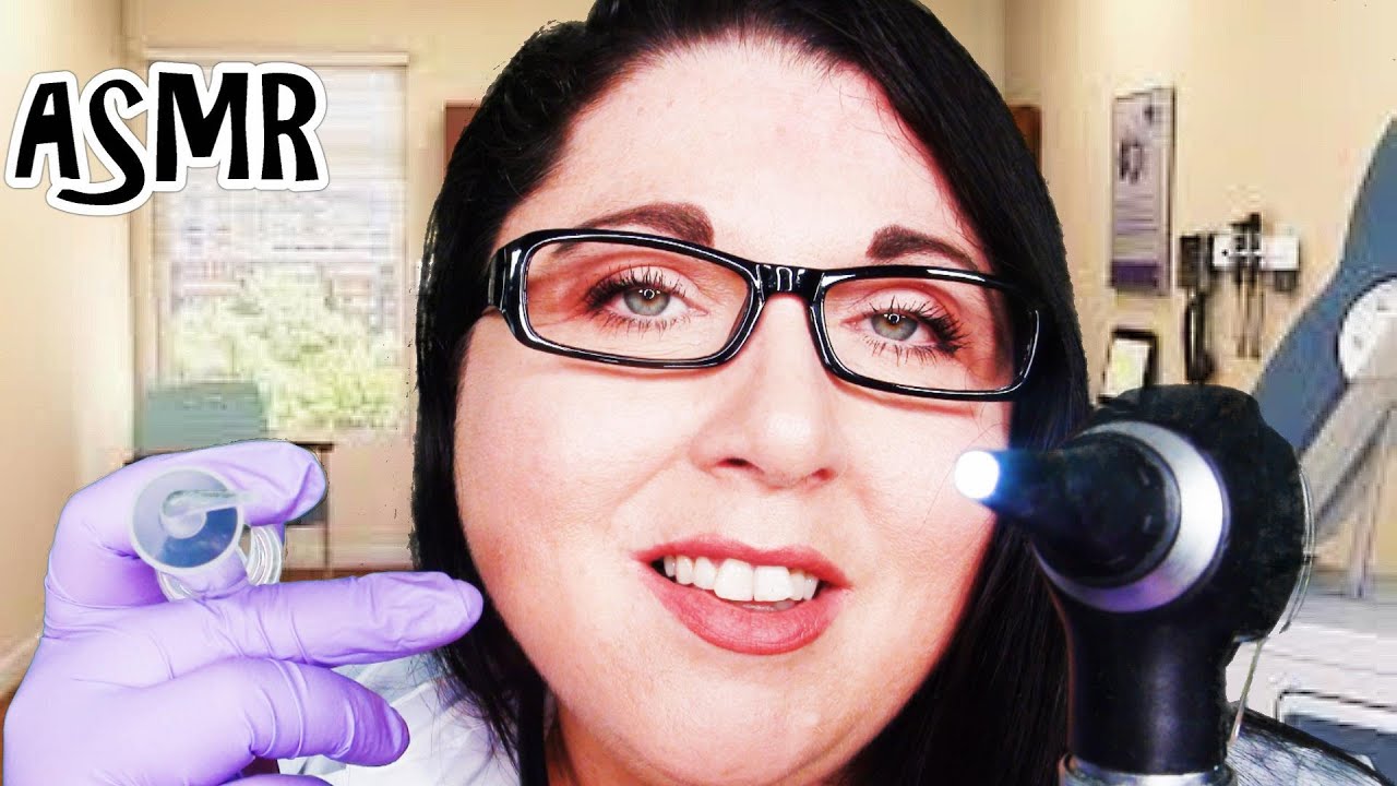 ASMR Doctor Ear Cleaning and Ear Exam Roleplay (Ear to Ear, Binaural ...