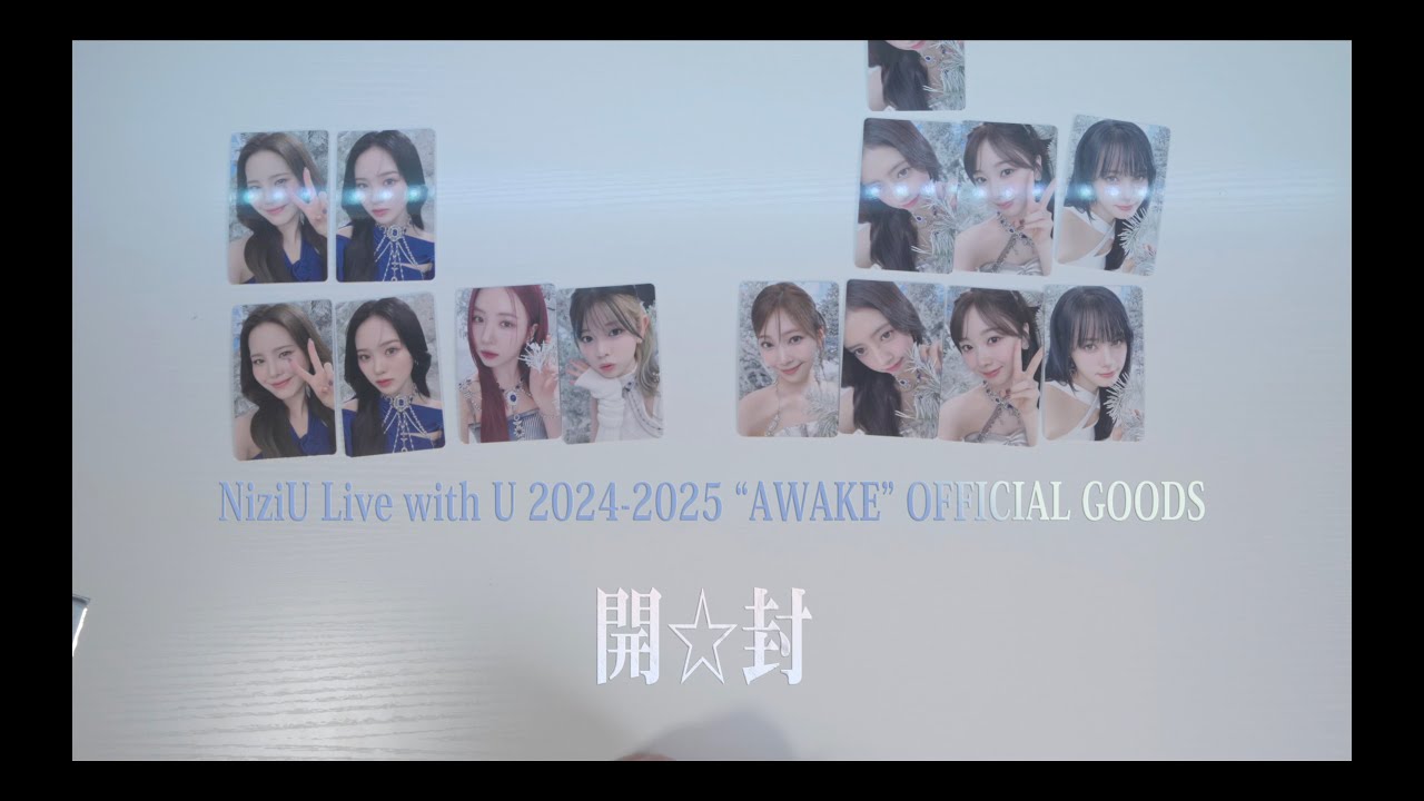 NiziU Live with U 2024-2025 “AWAKE” OFFICIAL GOODS 紹介 - YouTube