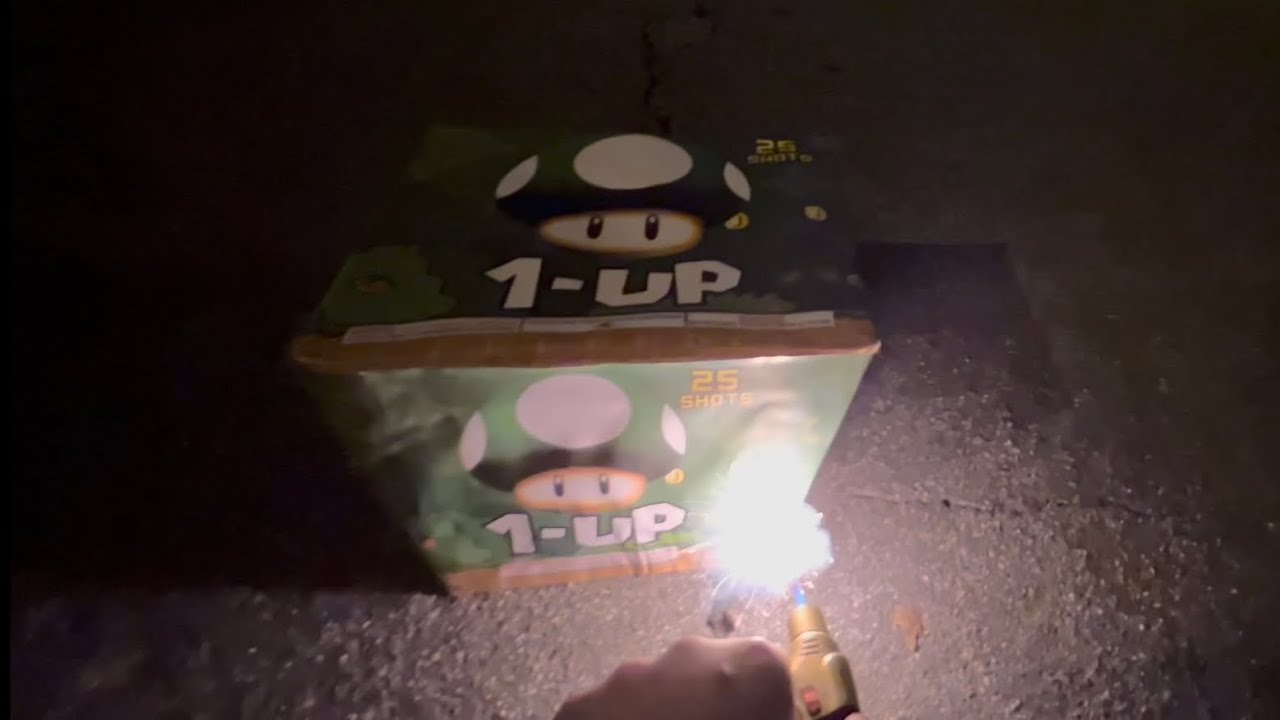 1-UP! CAKE #firework #pyro #2021 #2022 #fireworks - YouTube
