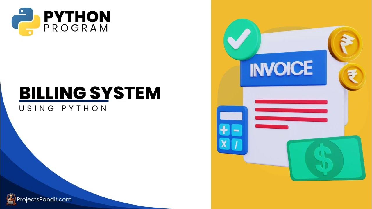 Billing System Project In Python - YouTube