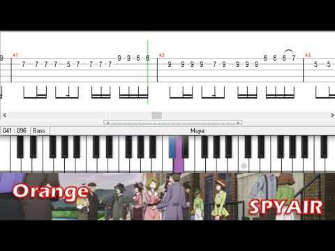Orange - SPYAIR [Bass TAB] - YouTube