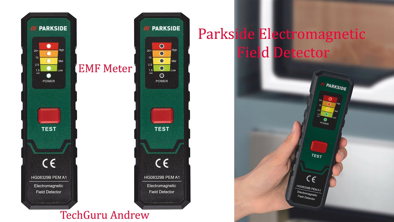 Parkside Electromagnetic Field Detector PEM A1 REVIEW - YouTube
