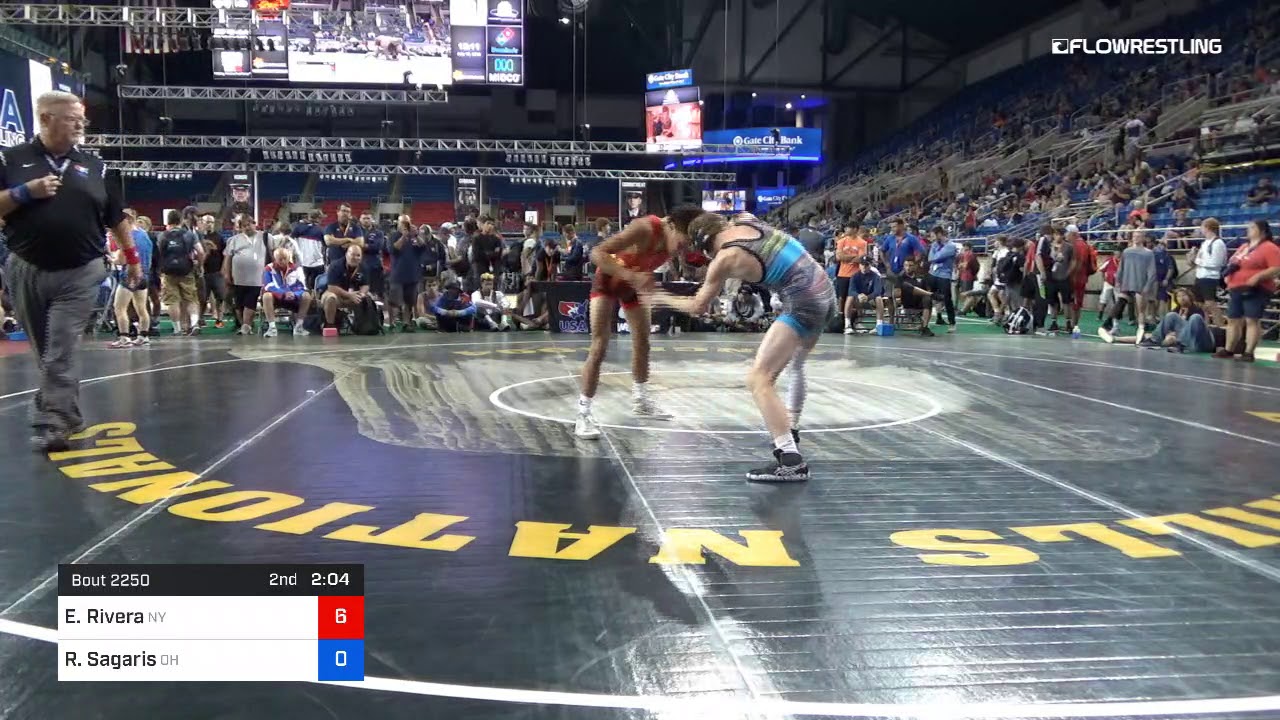 106 Lbs Cons 8 1 Elijah Rivera New York Vs Robert Sagaris Ohio - YouTube