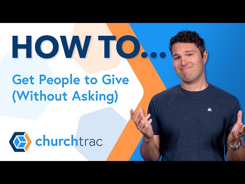 How to Ask People to Give (Without Asking Them to Give) - YouTube