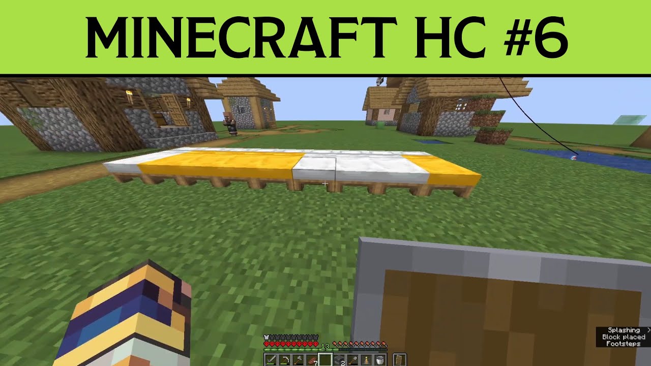 Minecraft HC #6! - Part 8 (Zombie Rain!) - YouTube