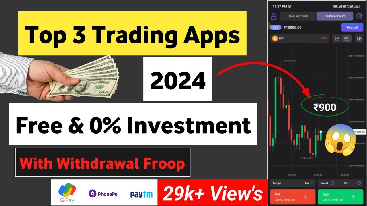 3 Trading App No Investment & Free || New 2023 Free Trading Apps ...