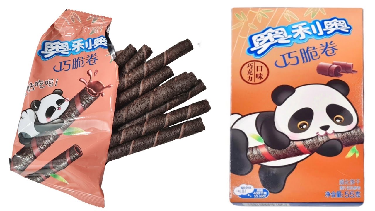 New Panda OREO Waffle Cookie Rolls Snacks from China - Did you know ...