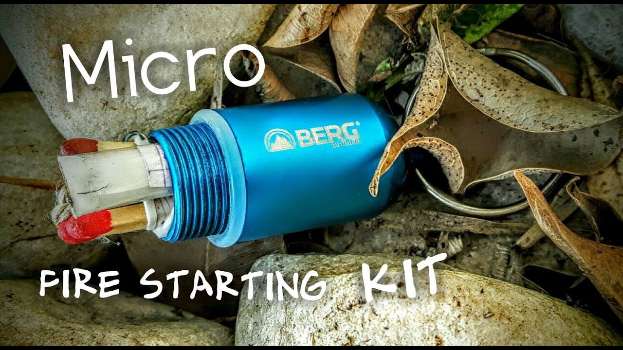 EDC Geeks- Micro EDC Fire Starting Kit - YouTube
