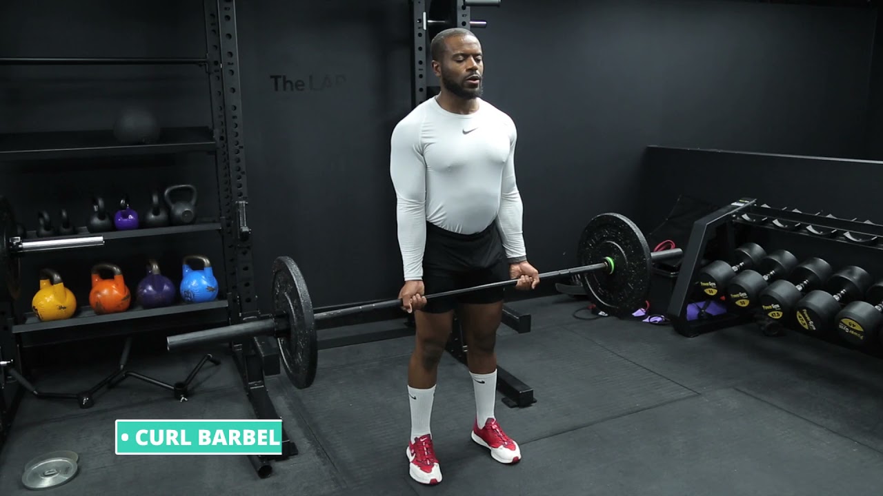 How To Do Barbell Bicep Curl | Exercise Demo - YouTube