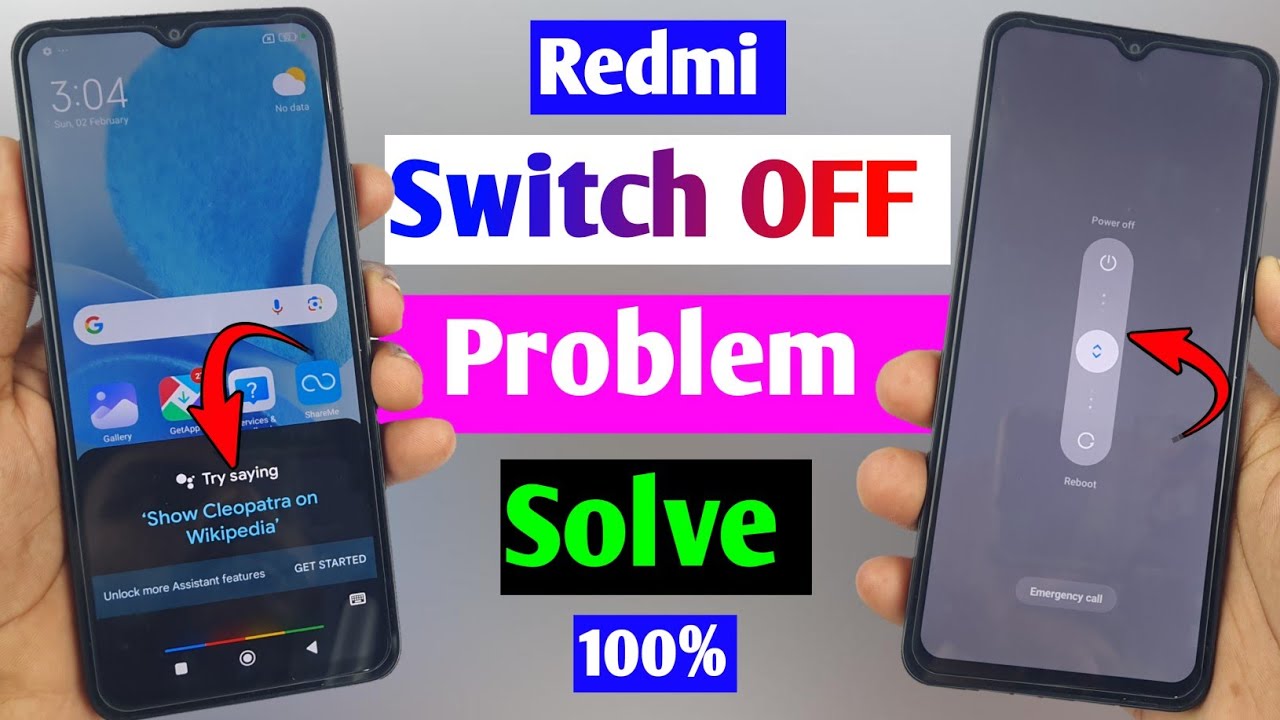 how to switch off redmi phone, redmi switch off problem solve, redmi ko ...