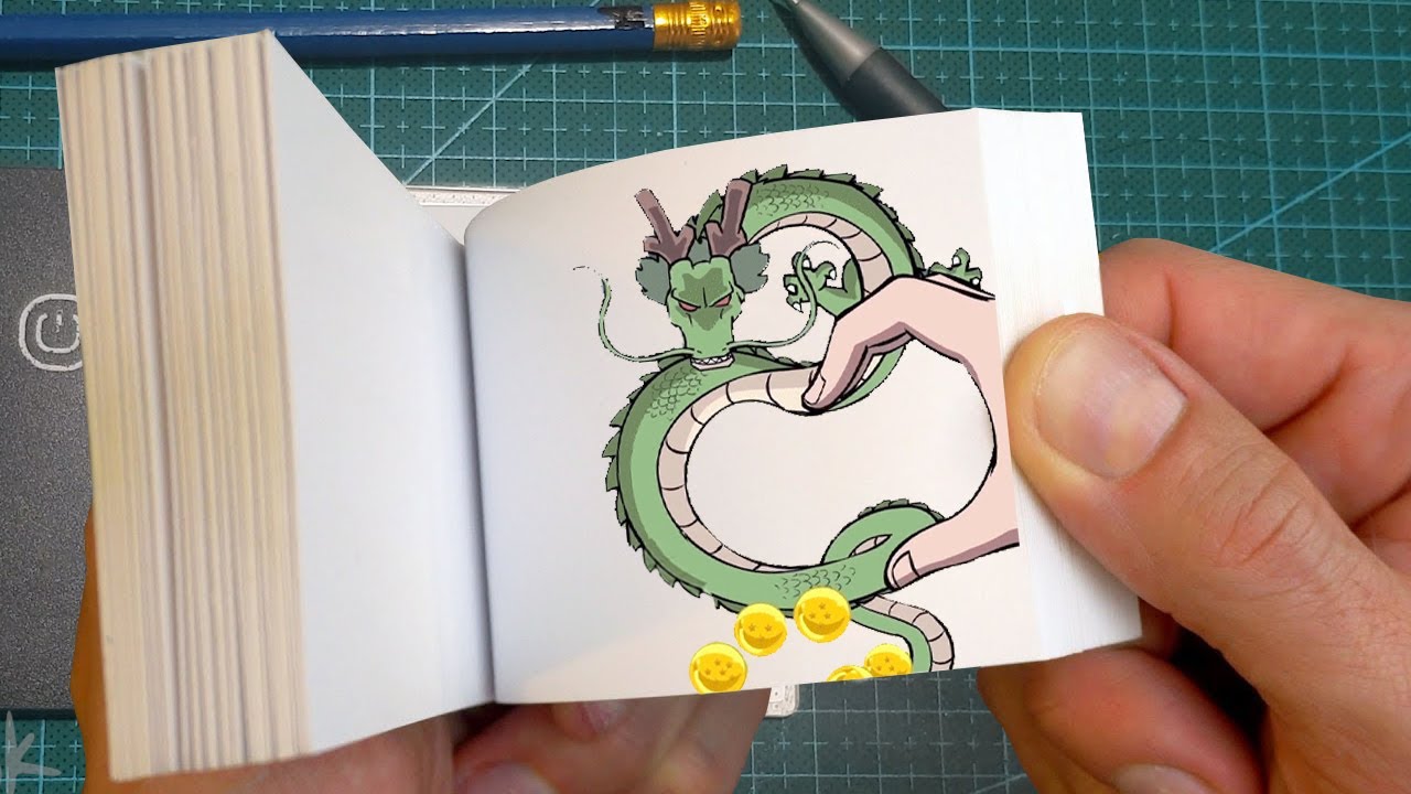 Dragon Ball with Finger Heart Flipbook - YouTube