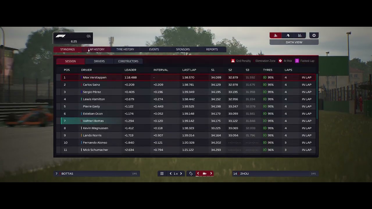 F1 Manager 2022: Imola + Rain Q - YouTube