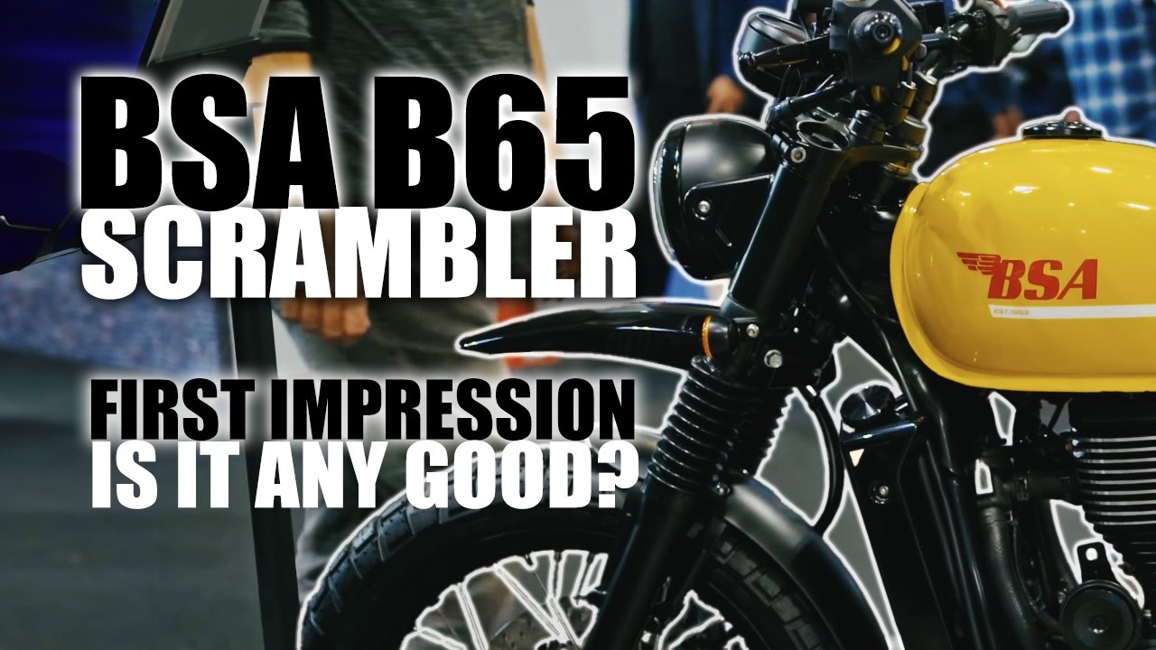 All new 2025 BSA Scrambler B65 - is it good at all? - YouTube