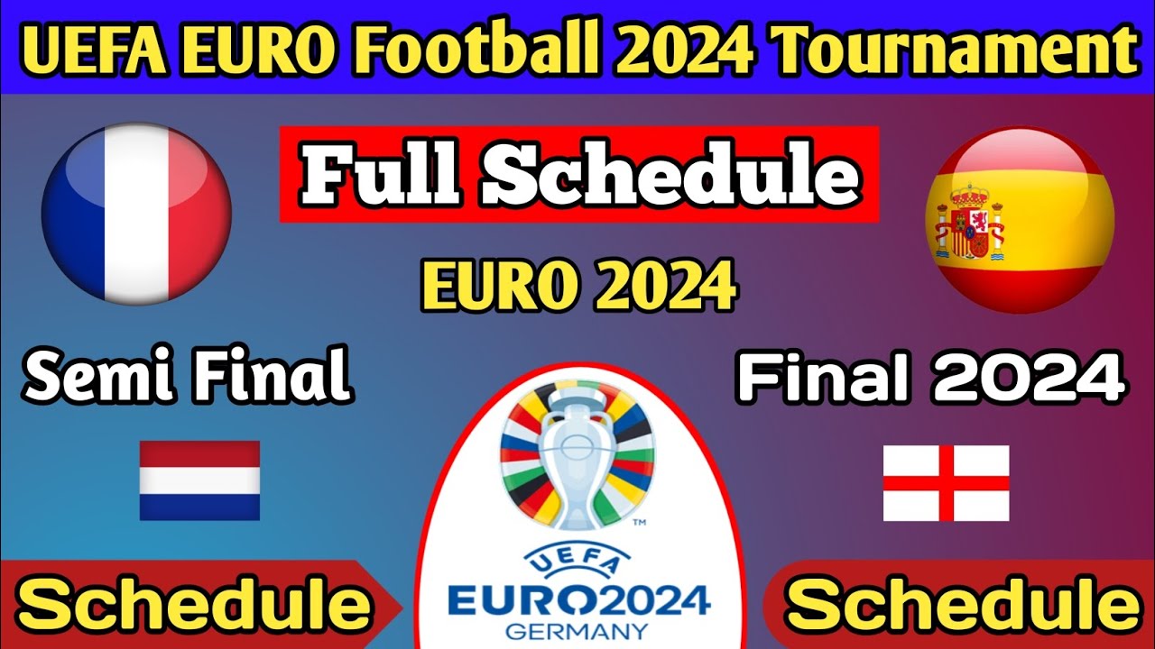 UEFA EURO 2024 Semi Final and Final Match Full Schedule Update | Euro ...