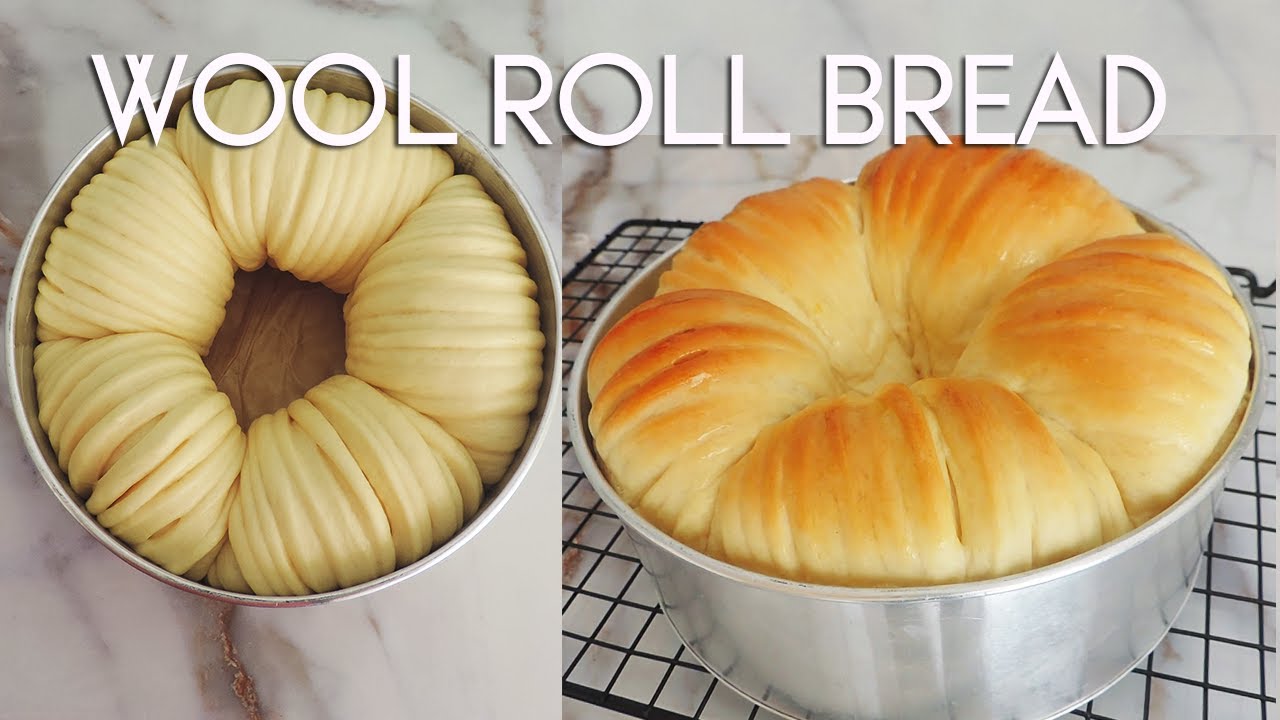 RESEP ROTI VIRAL WOOL ROLL BREAD - YouTube
