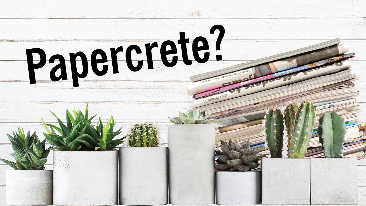 What is Papercrete? 🤷‍♀️Basic Details of this DIY Cement Mixture - YouTube