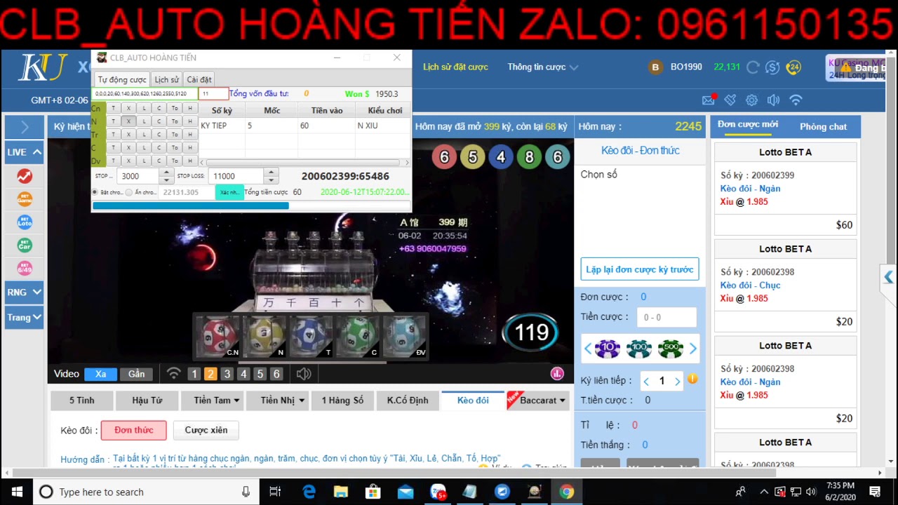 KUCASINO LOTOBET - PHẦN MỀM TỰ ĐỘNG - YouTube
