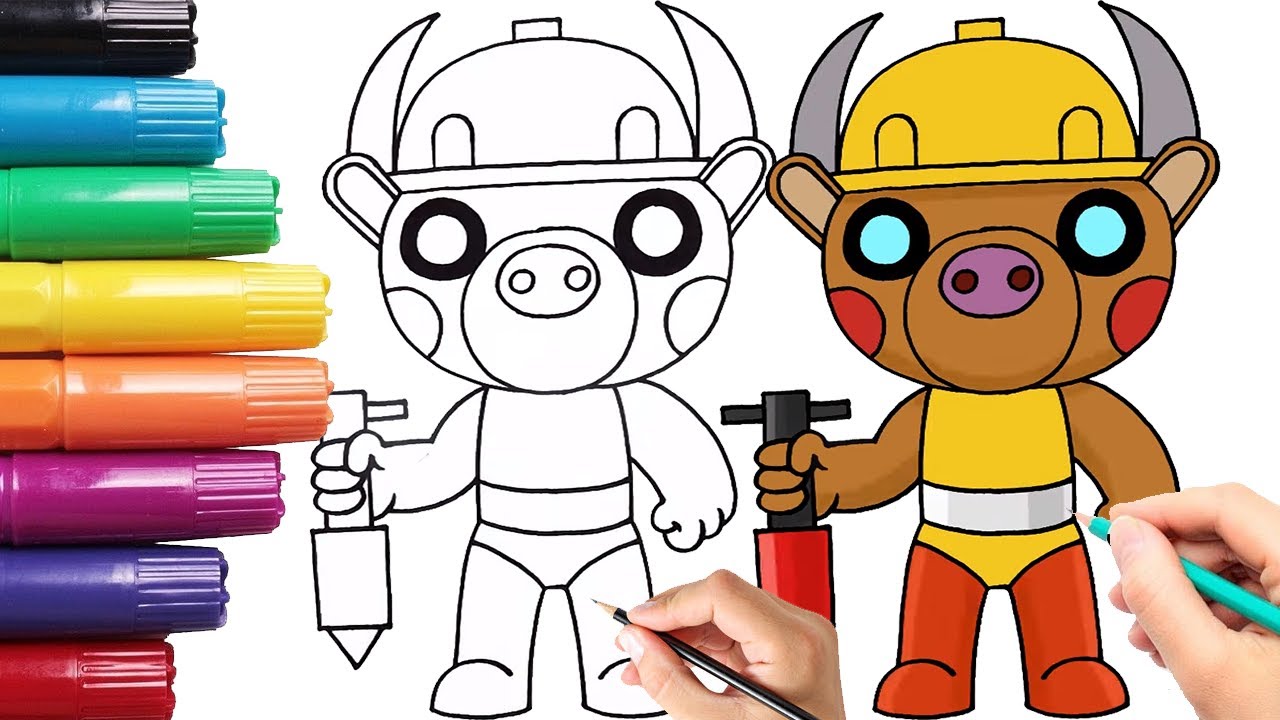 How To Draw Billy | Roblox Piggy - YouTube