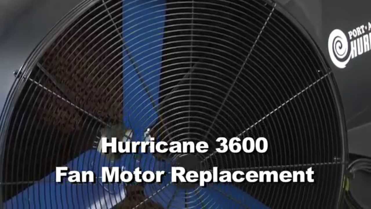 Motor Replacement for Portacool Hurricane 3600 - YouTube