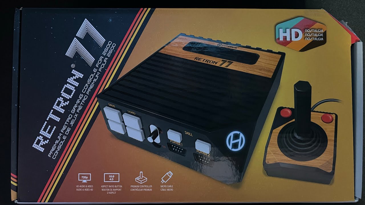 Hyperkin Retron 77 (Atari 2600) Unboxing and First Impressions - YouTube