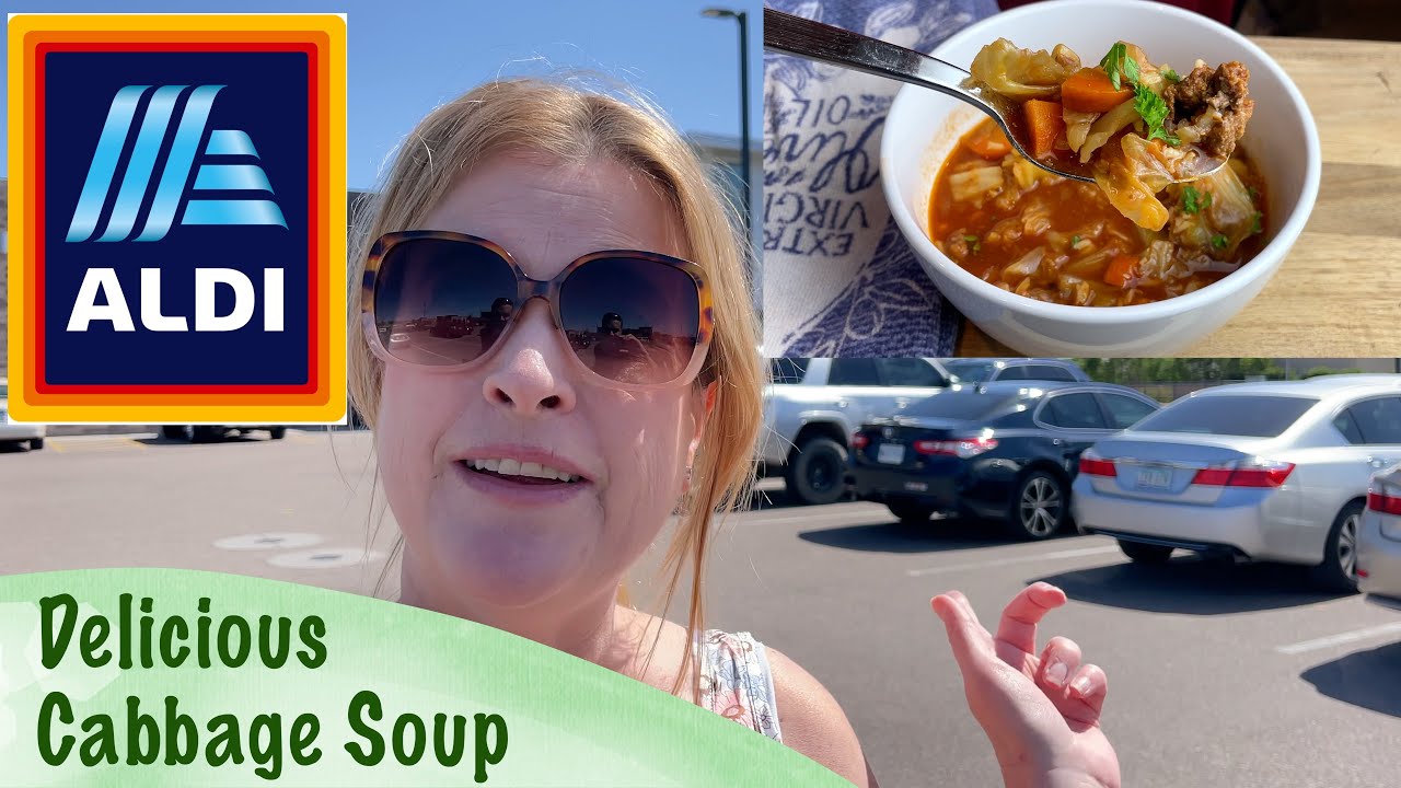 Delicious Slow Cooker Cabbage Soup & ALDI shopping trip ☘️ - YouTube