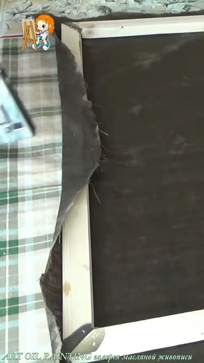 Как натянуть холст на подрамник самостоятельно Подробное видео на