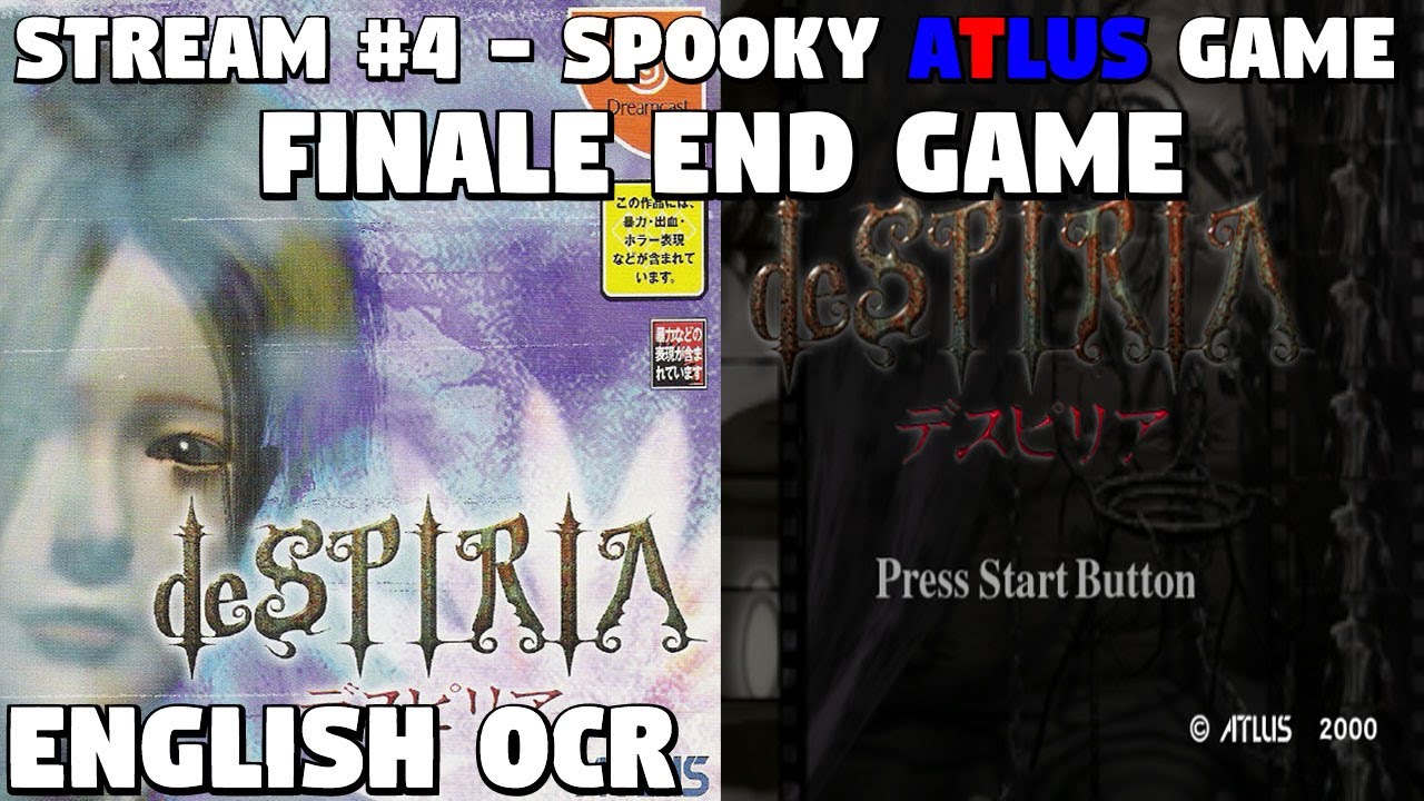 deSPIRIA [ENGLISH OCR] - STREAM #4 Spooky Atlus Game Finale End Game ...