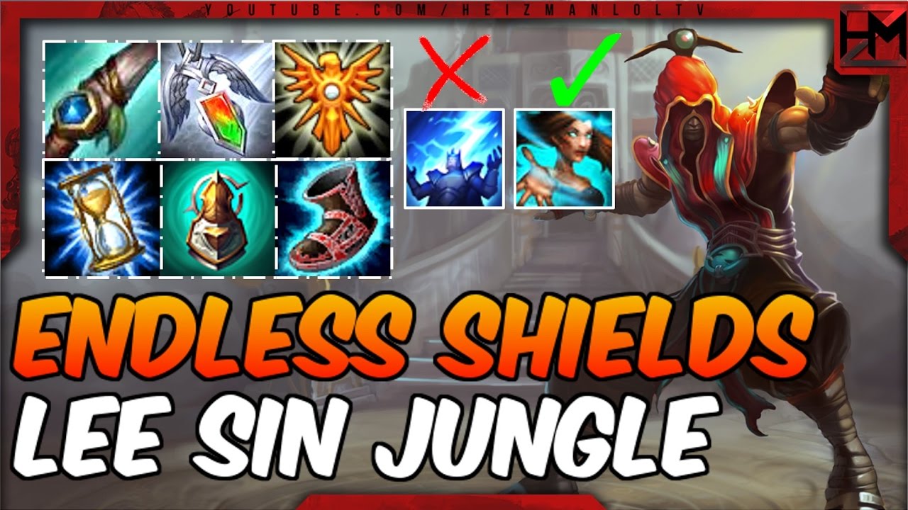 ENDLESS SHIELDS LEE SIN | Lee Sin Build Challenge - League of Legends ...