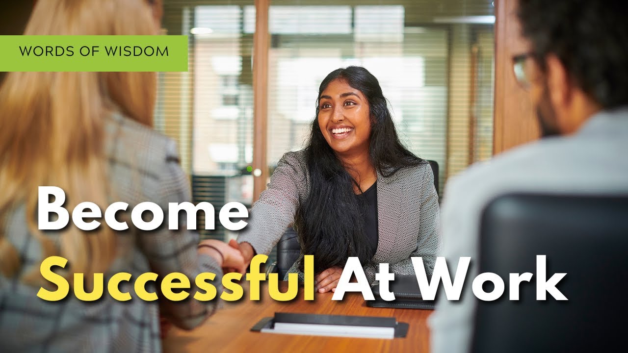 Do this to be successful at work - YouTube