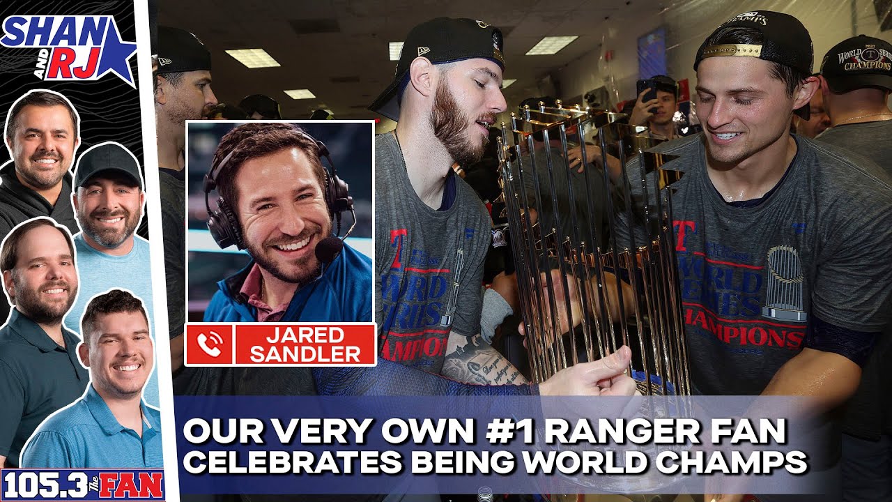 Jared Sandler Celebrates Rangers World Series Win, Talks His Parade ...