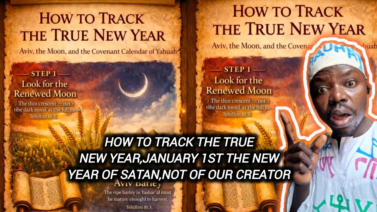 HOW TO TRACK THE TRUE NEW YEAR,January 1st the new year of Satan,not of ...