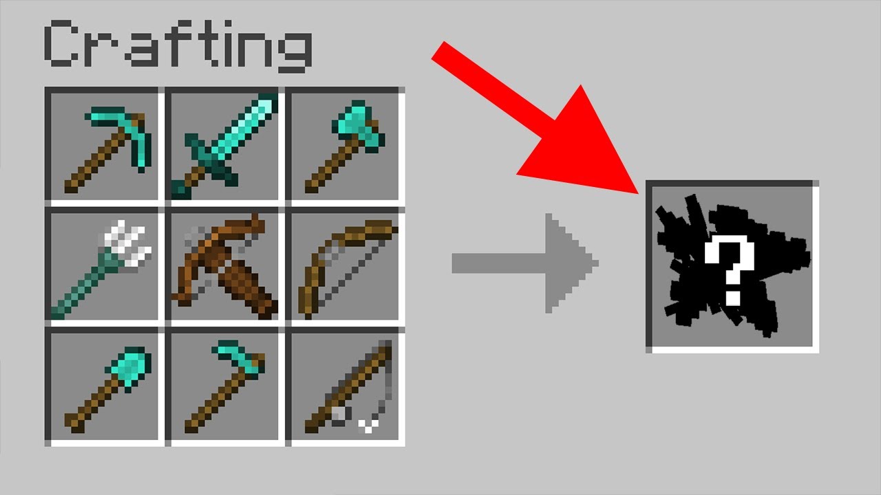 So I combined every weapon in Minecraft… - YouTube