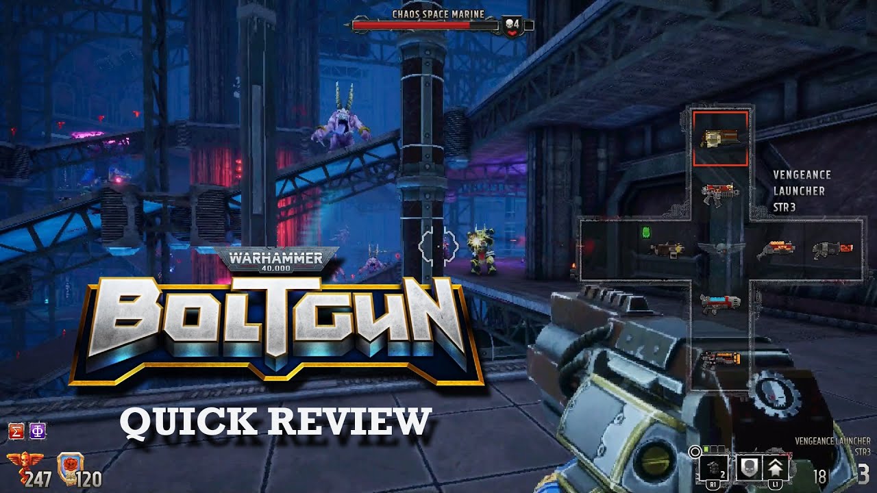 WH40k Boltgun - Quick Review - YouTube