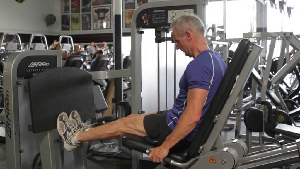 Calf - Calf on Leg Press Machine (L51) - YouTube