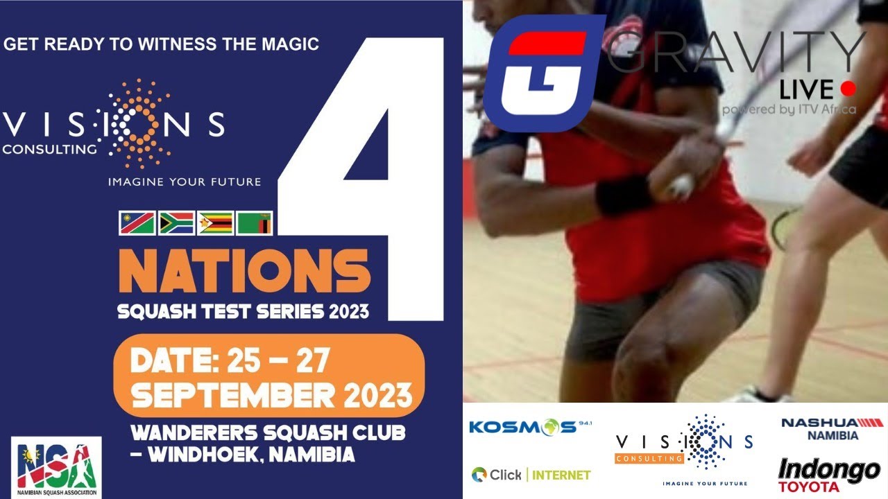 Squash: Game 52 - Visions Consulting Namibia 4 Nations Test Series 2023 ...