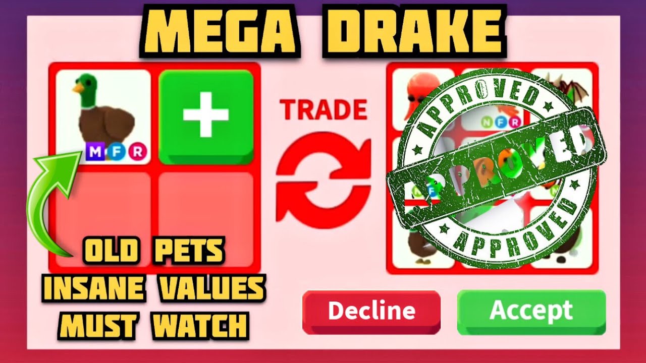 16 OFFERS - MEGA DRAKE - GIVEAWAY - Adopt Me Rich Servers - YouTube