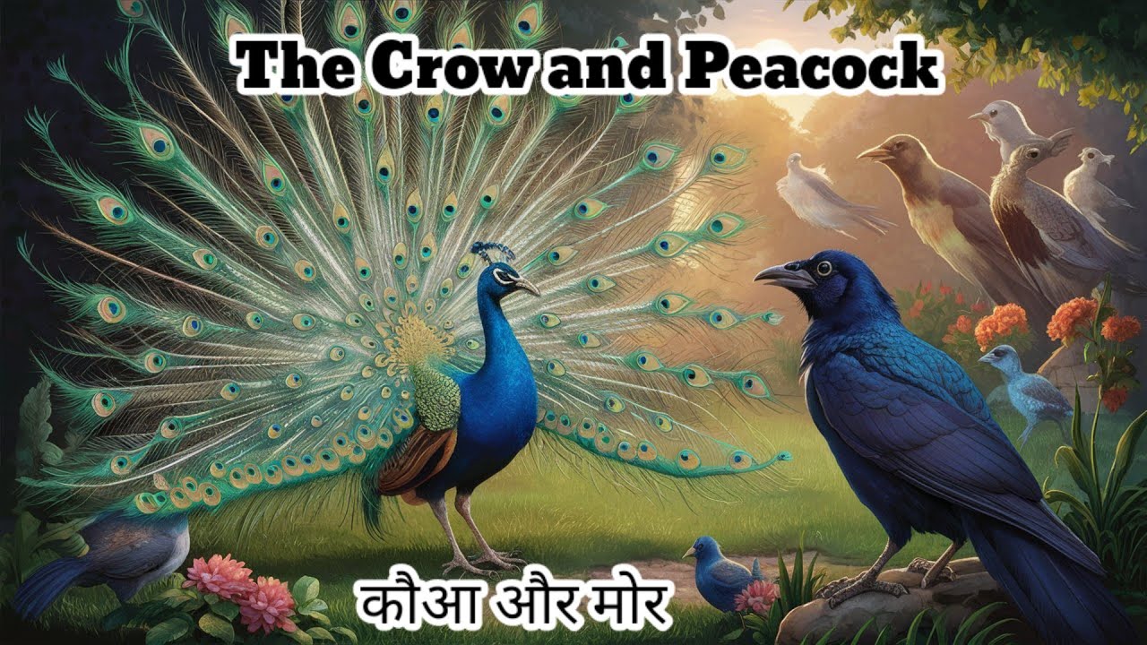 The Crow and Peacock Story | Moral Story | Stories in English | Short ...