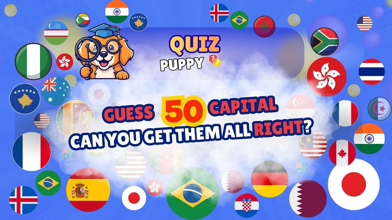 50 World Capitals Quiz: Test Your Geography Knowledge! 🌎🧠 - YouTube