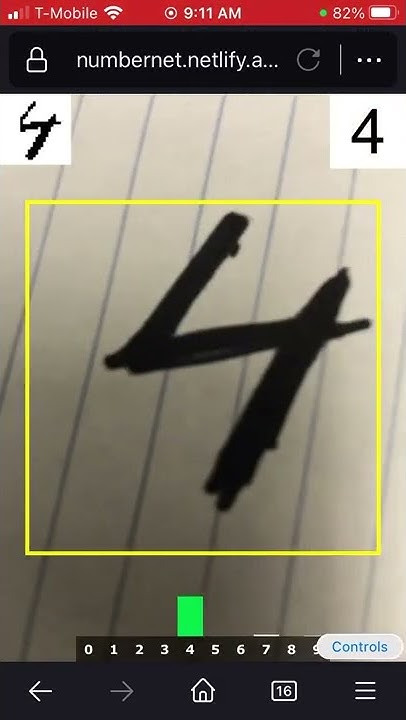 Recognizing handwritten digits with a web app - YouTube
