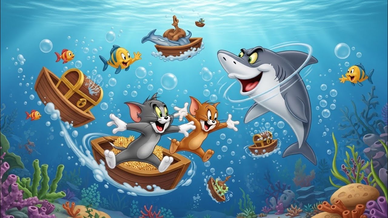 Tom & Jerry’s Wildest Chaos Ever! 🦈🍋 Shark Attacks, Lemon Mayhem & City ...